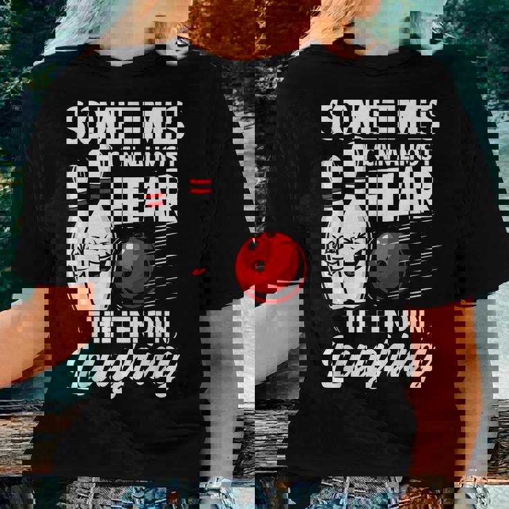 Mens I Can Almost Hear The Ten Pin Laughing Bowling Team Bowler Women T ...