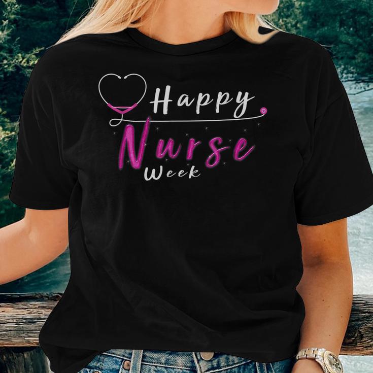 National Nurses Appreciation Week Quote Happy Nurse Week Women T-shirt ...