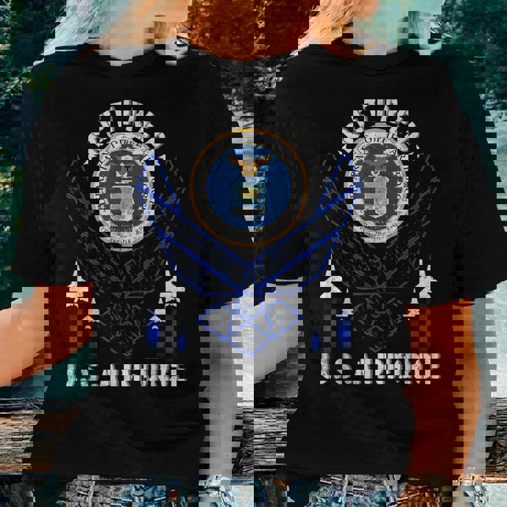 Retired Us Air Force Veteran Retirement Women T-shirt | Mazezy