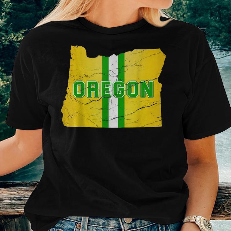 Vintage Oregon Oregon Map Women Men Girls Boys Women T-shirt - Seseable