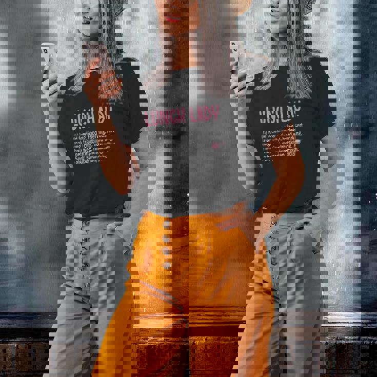 Lunch Lady Definition School Cafeteria Squad Lunch Worker Old Women T ...