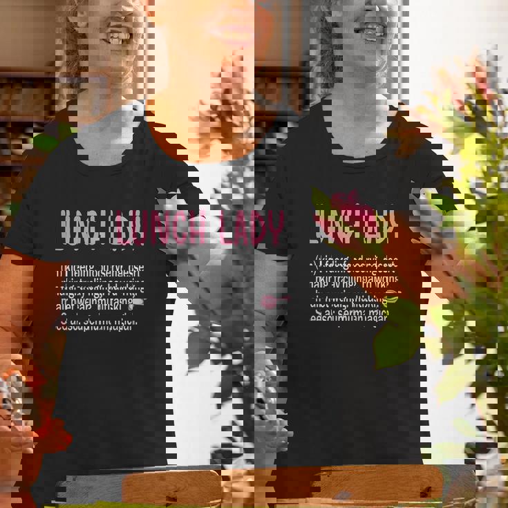 Lunch Lady Definition School Cafeteria Squad Lunch Worker Old Women T ...