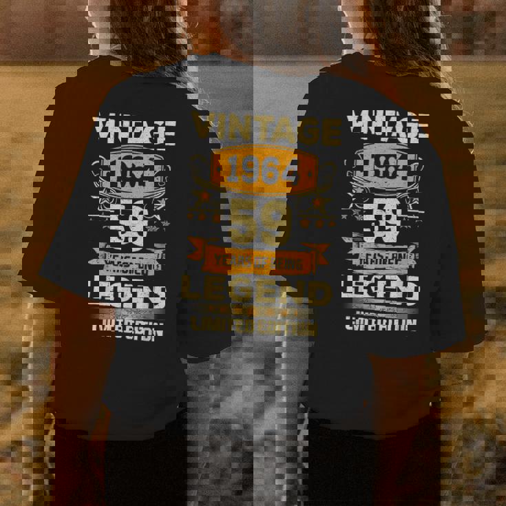 Vintage 1964 Limited Edition 59Th Birthday 59 Year Old Mens Women's ...