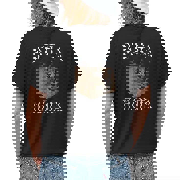 Big Floppa Caracal Cat Meme Raise A Floppa Women's Crewneck Short ...