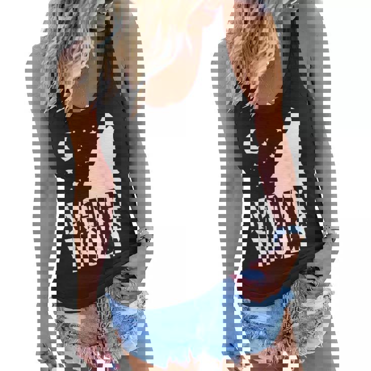 Wolf Pack Wolf Family Mama Wolf Matching Family Outfit Women Flowy Tank ...