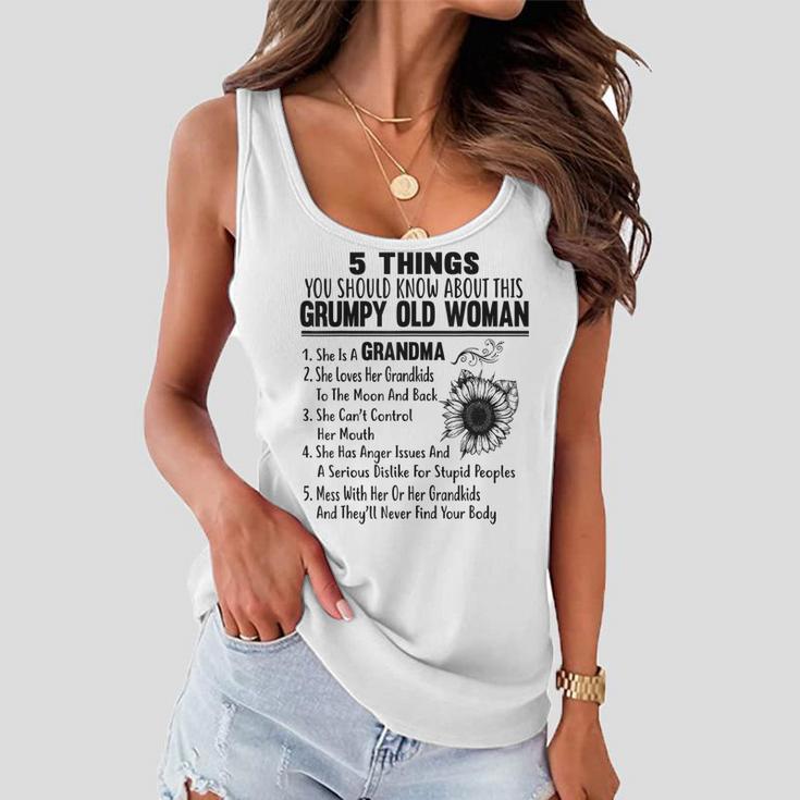 5 Things You Should Know About This Grumpy Old Grandma Women Flowy Tank ...