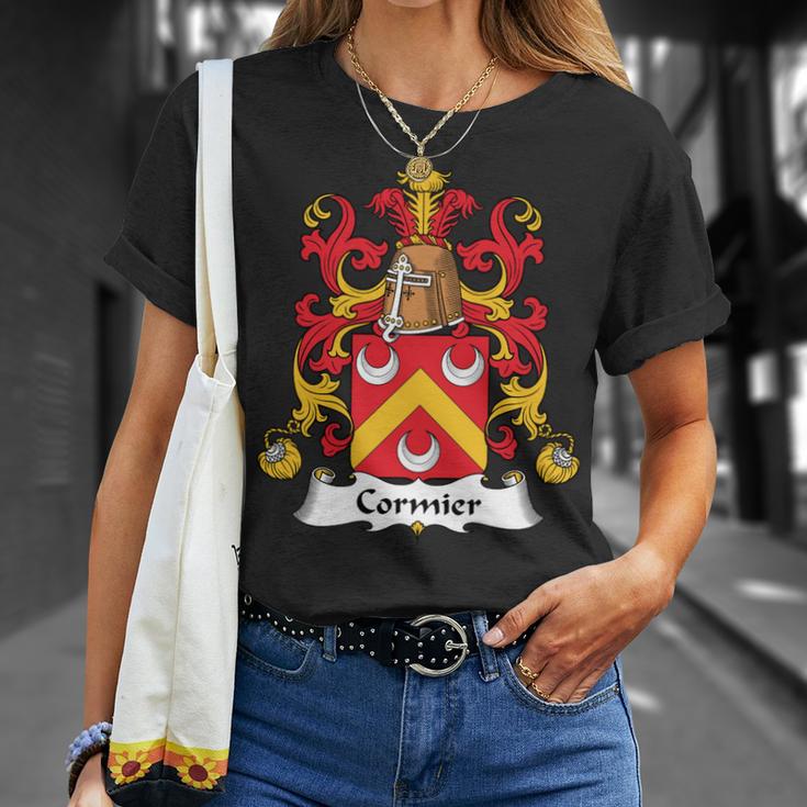 Cormier Family Crest Unisex T-Shirt | Seseable
