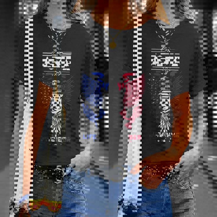 Asma Name - Asma Eagle Lifetime Member Gif Unisex T-Shirt - Seseable