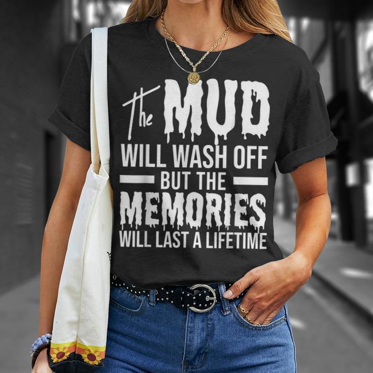 The Mud Will Wash Off Mudding T-Shirt - Seseable