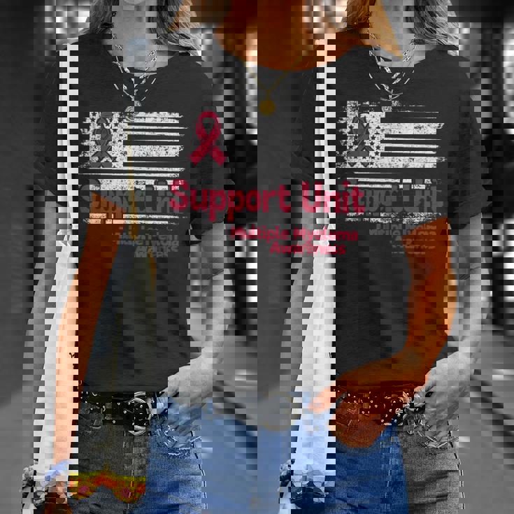 Multiple Myeloma Support Unit Multiple Myeloma Awareness Unisex T-Shirt ...