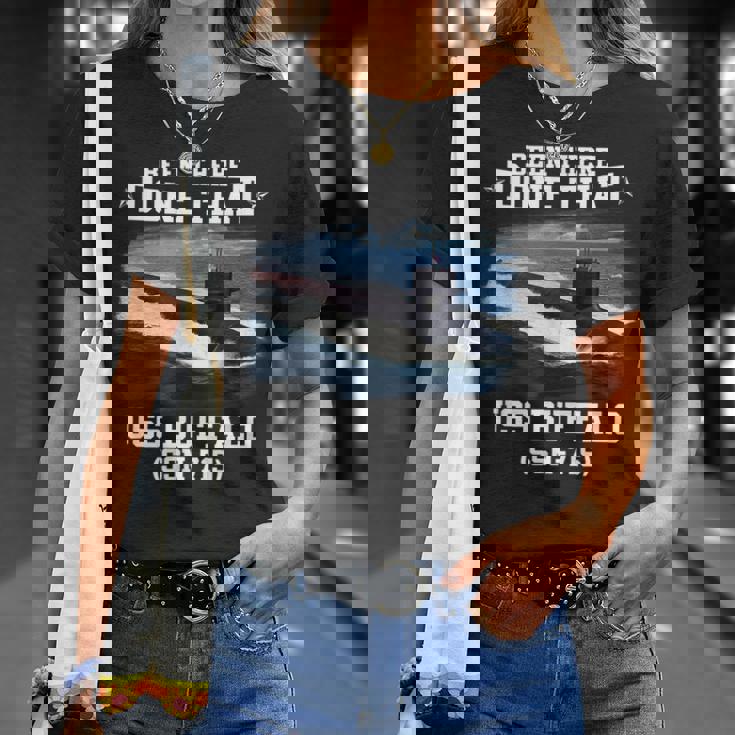 Uss Buffalo Ssn-715 Submarine Veterans Day Father Day T-Shirt - Seseable