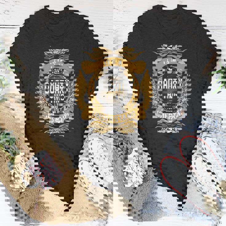 Daughtry Name Daughtry Family Name Crest Unisex T-Shirt - Seseable