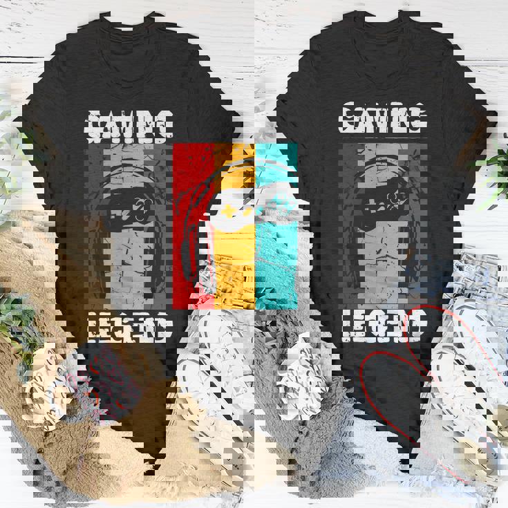 Gaming Legend Retro Unisex T-Shirt - Monsterry