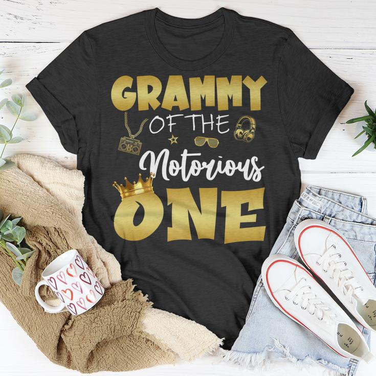 Grammy Of The Notorious One Hip Hop Themed 1St Birthday Boy Unisex T ...