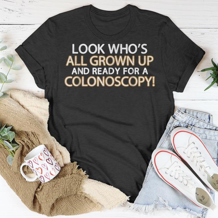 Grown Up Colonoscopy Tshirt Colon Care Funny Adult Birthday Unisex T ...