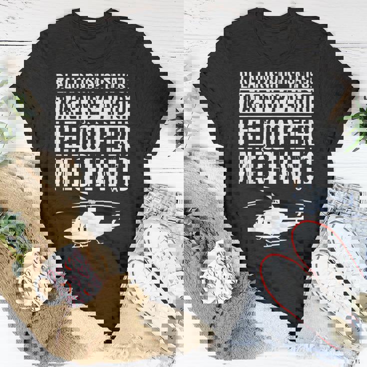 Helicopter Mechanic Apparel Gifts For Helicopter Mechanics Unisex T ...