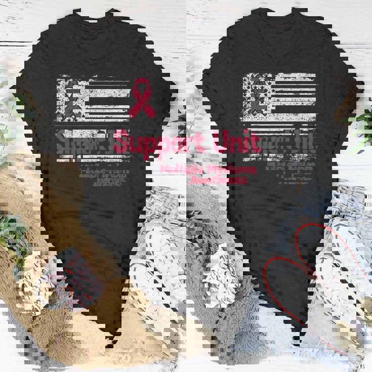 Multiple Myeloma Support Unit Multiple Myeloma Awareness Unisex T-Shirt ...