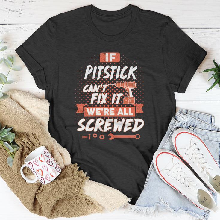 Pitstick Name Pitstick Family Name Crest Unisex T-Shirt - Seseable