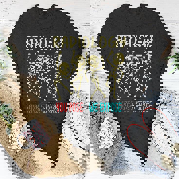 Radiology You Pose We Expose Dancing Skeleton X-Ray Rad Tech T-shirt ...