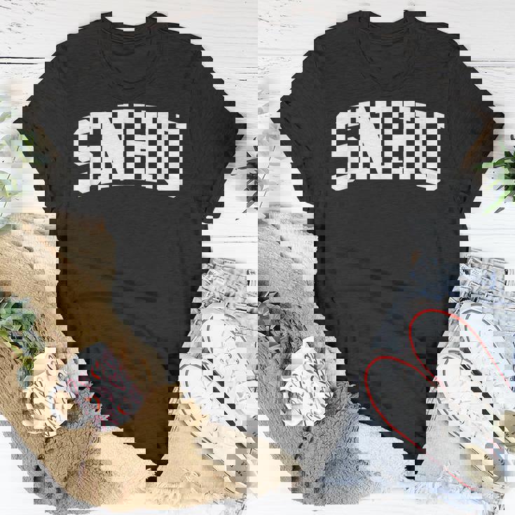 Snhu Athletic Arch College University Alumni T-Shirt - Seseable