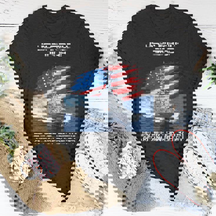 Uss Preble Ddg-88 Destroyer Ship Usa Flag Veteran Father Day T-Shirt ...