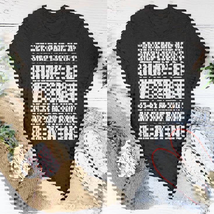 Marine Corps Shirt Unique Gifts For Veterans, Veteran Grandpa Ever Just ...