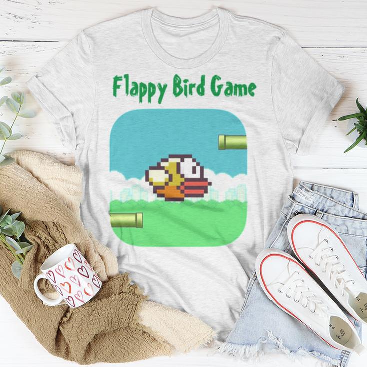 Pixel Art Flappy Bird Game Unisex T-Shirt | Mazezy