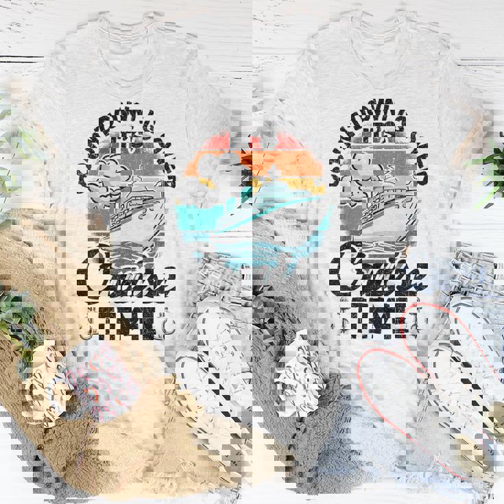 Vintage Retro Countdown Is Over Its Cruise Time Unisex T-Shirt | Mazezy