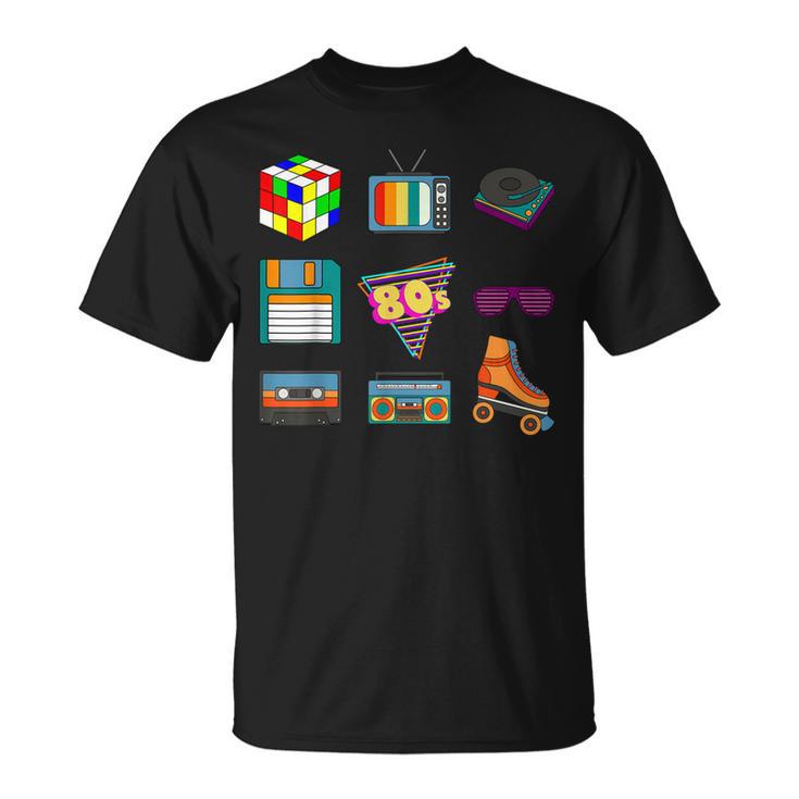 80S Retro Fashion Throwback Culture Disco Music Party Lover Unisex T ...