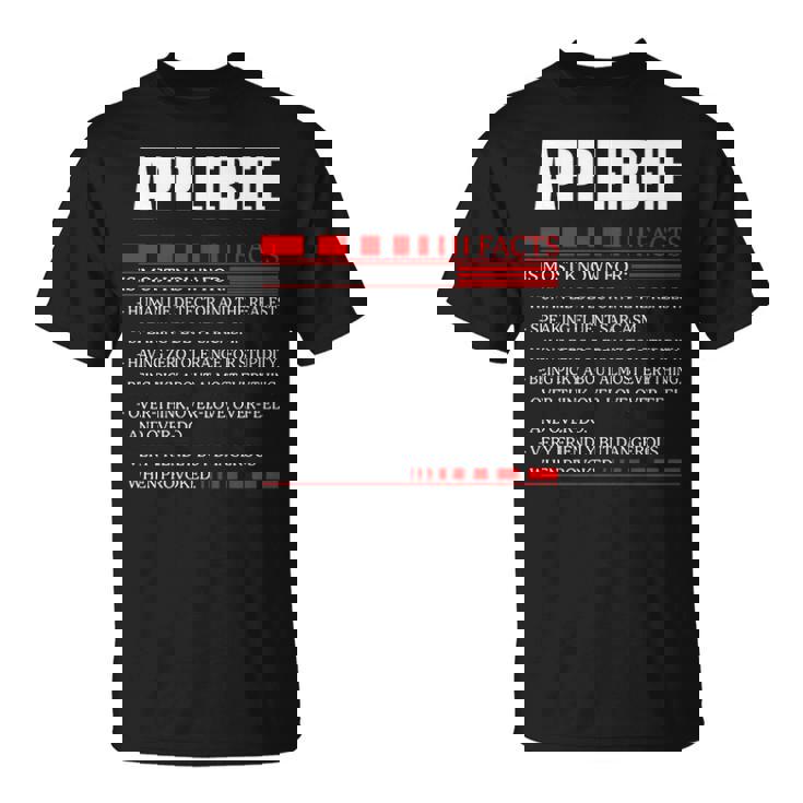 Applebee Fact Fact Applebee For Applebee Fact Unisex T-Shirt - Seseable