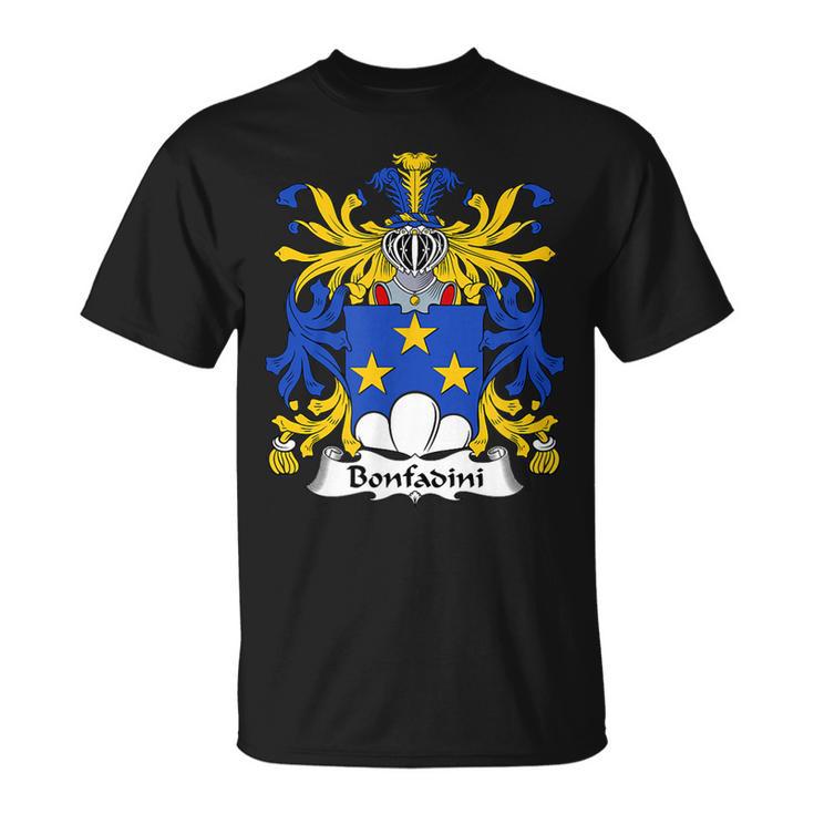Bonfadini Coat Of Arms Family Crest Unisex T-Shirt - Seseable