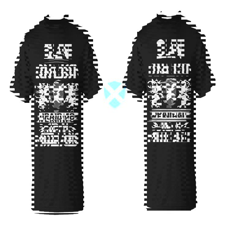 Clan Donaldson Scottish Family Scotland Fathers T-shirt | Seseable