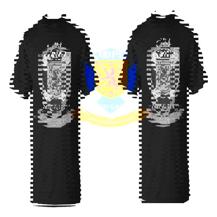 Cooper Scottish Family Clan Scotland Shield T-shirt - Seseable