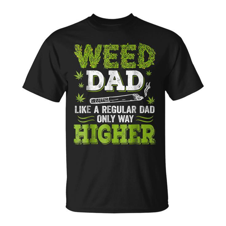 Funny 420 Stoner Gift Dad Weed Marijuana Cannabis Pot Leaf Unisex T ...