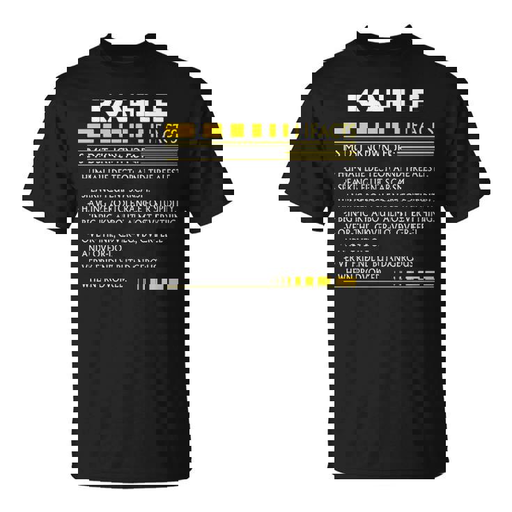 Kahle Name Gift Kahle Facts V2 Unisex T-Shirt - Seseable