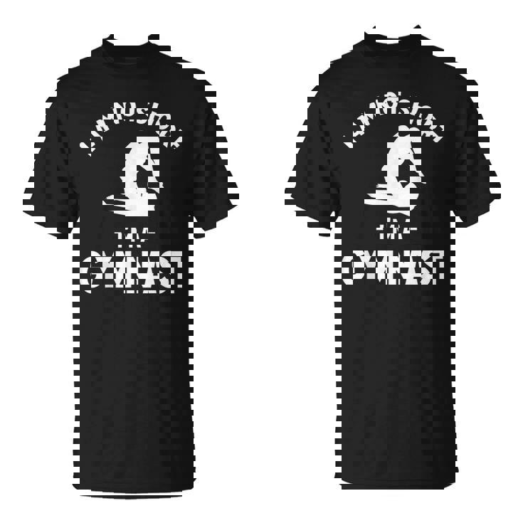 Womens I Am Not Short Im A Gymnast Gymnastics Mom T-Shirt - Seseable