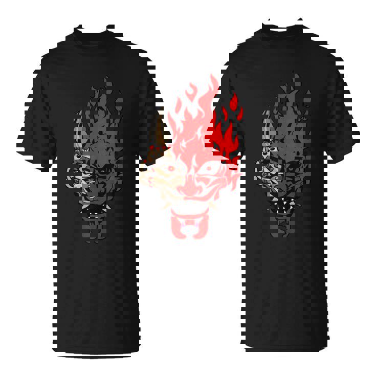 Onicyborg Cyberpunk Oni Samurai Evil Maskman Cool Streetwear Unisex T ...