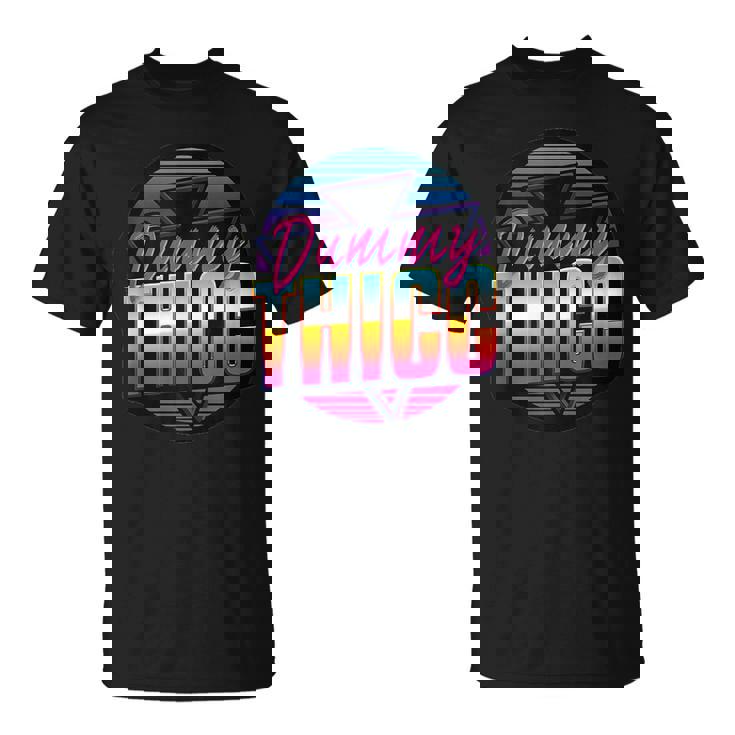 Retro And Dummy Thicc Unisex T-Shirt | Mazezy