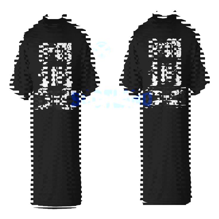 Scottish Blood Ancestry Family Tree Roots Scotland Map Flag T-shirt ...