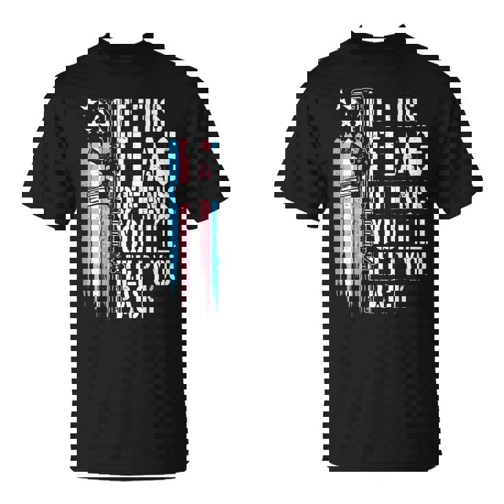 Transgender If This Flag Offends You Gun Rights On Back T-shirt - Seseable