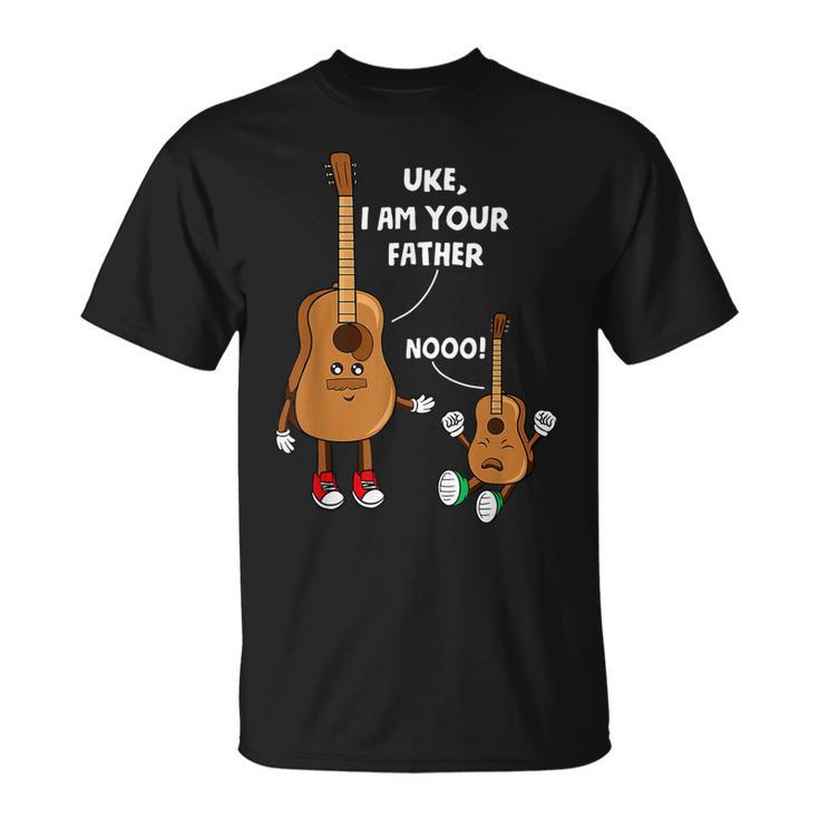 Ukulele Guitar Lover Music Uke I Am Your Father T-Shirt - Seseable