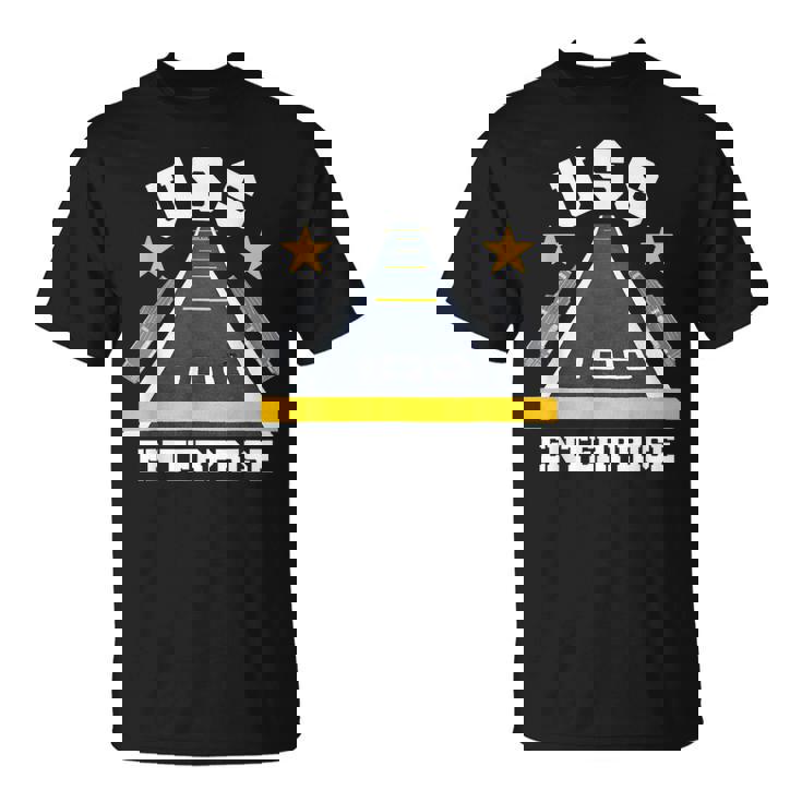 Uss Enterprise Aircraft Carrier Military Veteran T-Shirt | Seseable