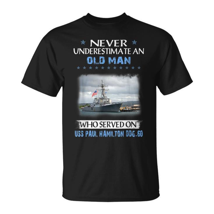 Uss Paul Hamilton Ddg-60 Destroyer Class Veteran Father Day T-Shirt ...