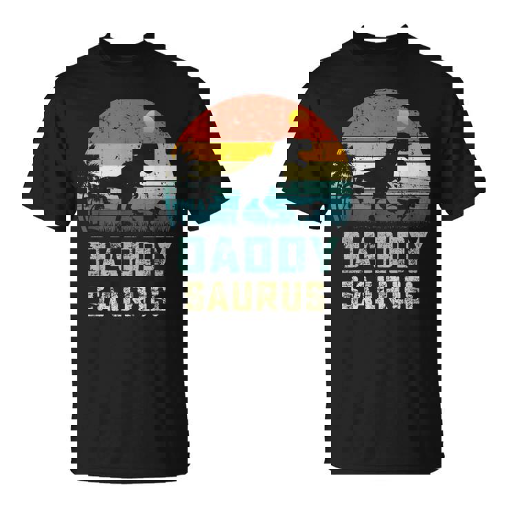 Vintage Daddysaurus Fathers Day T Rex Daddy Saurus Men Dad Unisex T ...