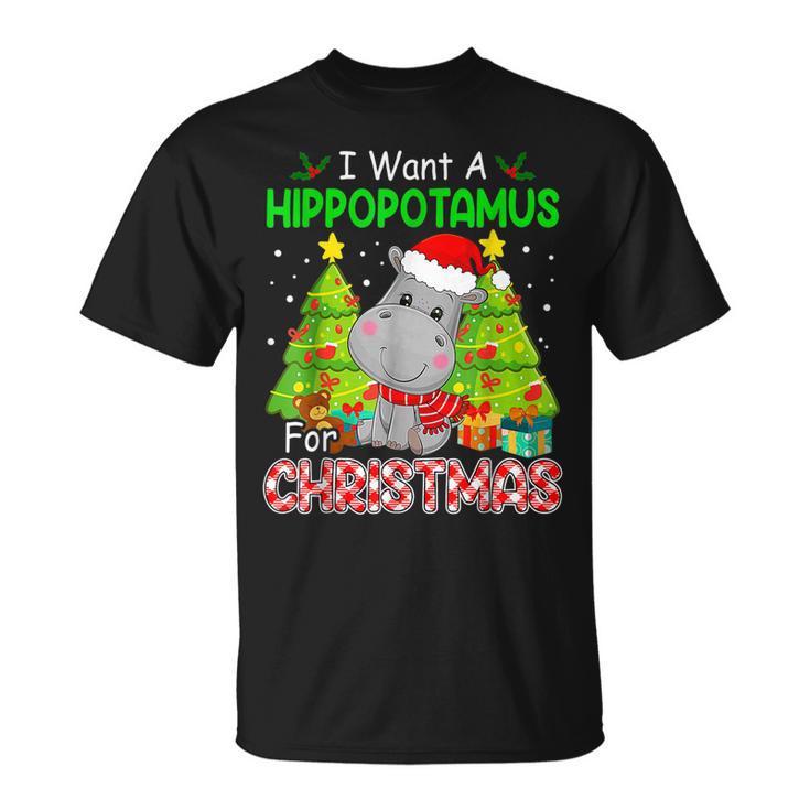 I Want A Hippopotamus For Christmas Shirt