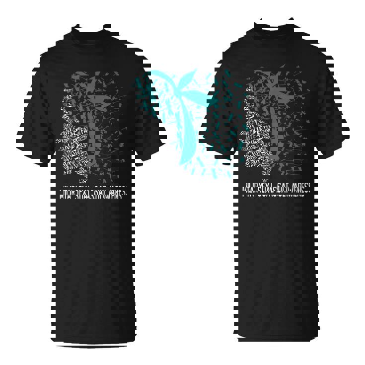 We Wear Teal For Military Sexual Assault Awareness Unisex T-Shirt | Mazezy