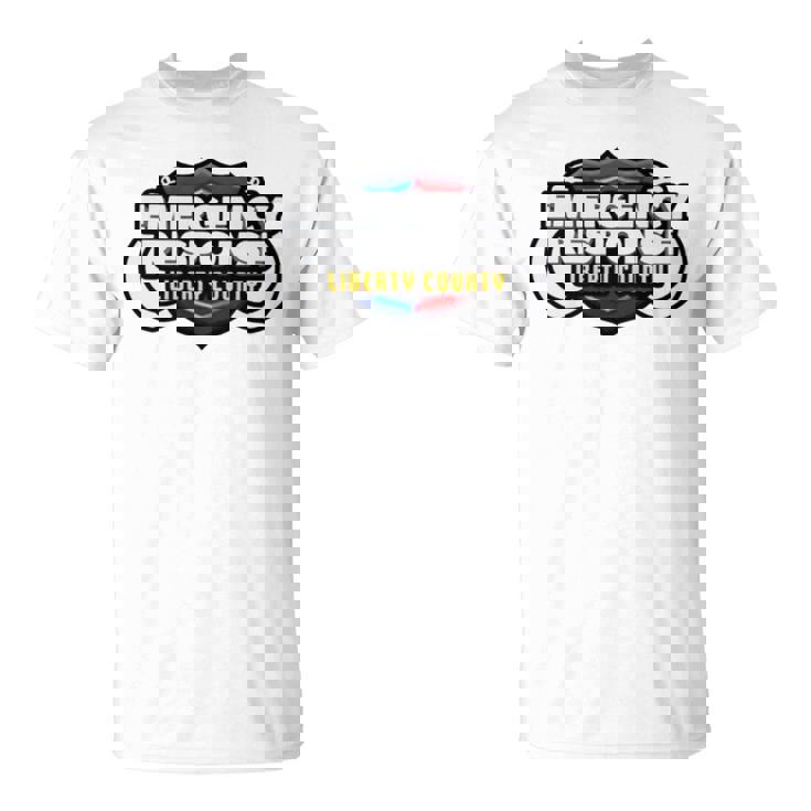 Emergency Response Liberty County Unisex T-Shirt | Mazezy