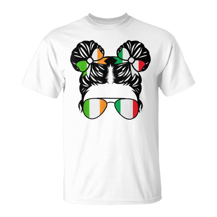 Half Irish Half Italian Girl Ireland Kids Heritage Unisex T-Shirt | Mazezy