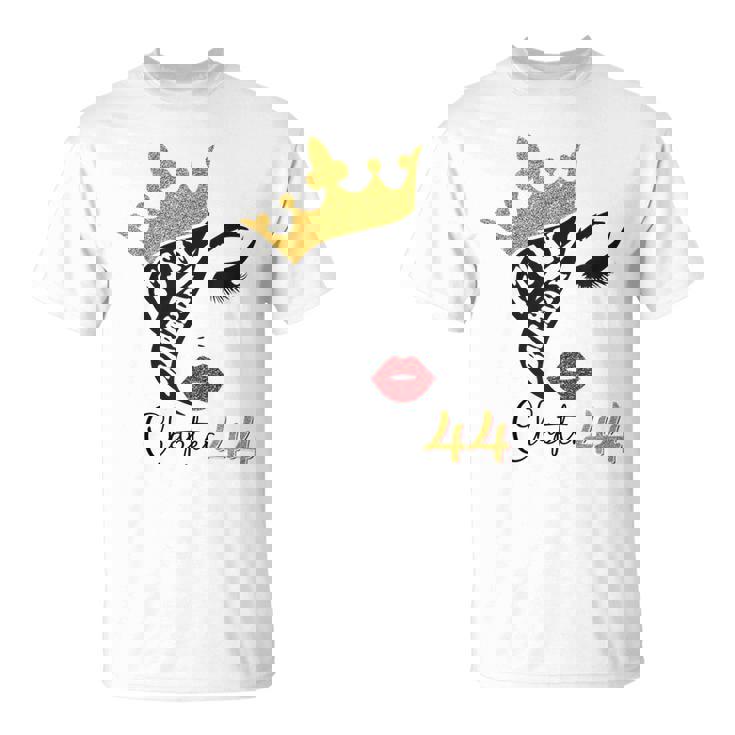 Its My Birthday Chapter 44 Messy Bun 44Th Birthday Unisex T-Shirt | Mazezy