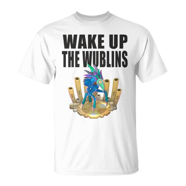My Singing Monsters-Wake Up The Wublins-Poewk Unisex T-Shirt | Mazezy